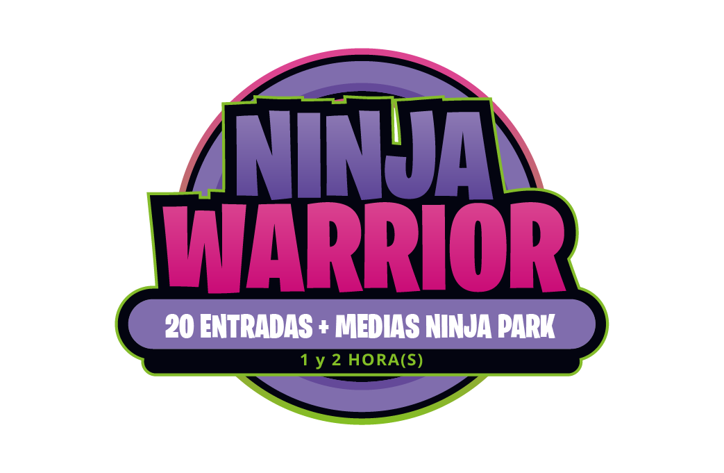 Membresía Ninja Warrior 20 entradas – Ninja Park Caracas